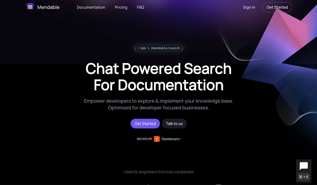 Mendable avis - Caractéristiques, prix, avantages et inconvénients